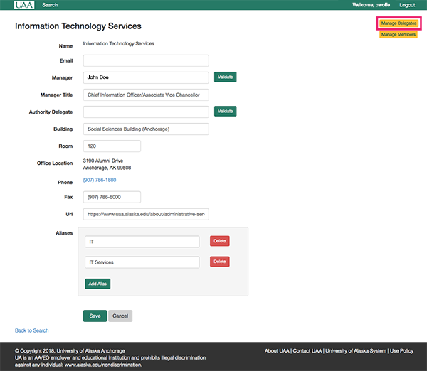 About - UA Directory